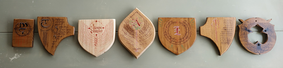 Calligraphie sur bois - ReicluoS